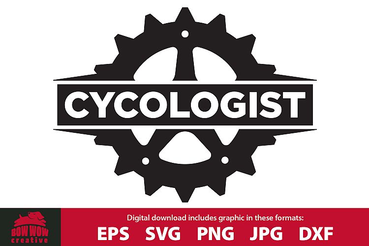 Cycologist Cycling / Bicycling SVG, EPS, JPG, PNG, DXF, clip