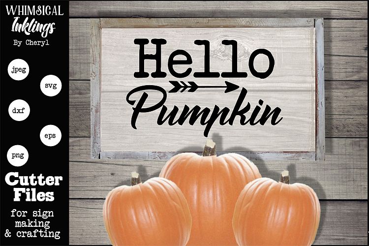 Hello Pumpkin SVG