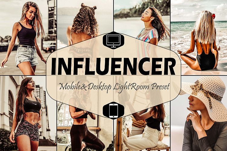 10 Influencer Mobile & Desktop Lightroom Presets, tan preset