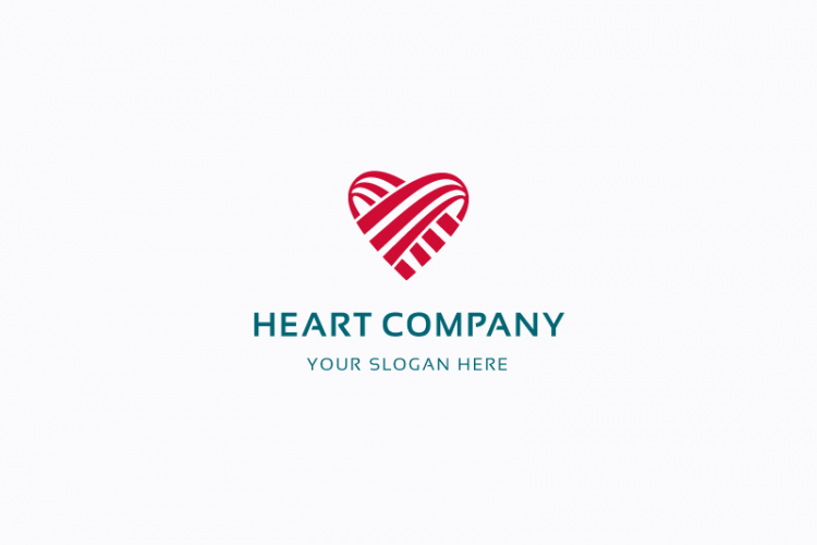 Heart Company logo (37017) | Logos | Design Bundles