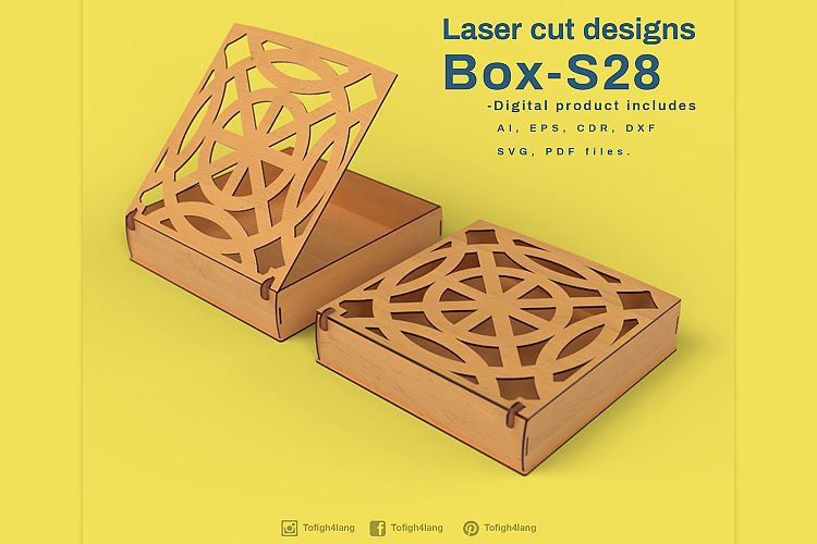 Gift Box - Laser cutting File