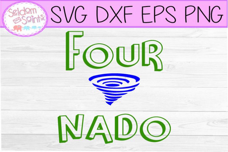 FourNado SVG PNG DXF EPS Cricut Silhouette