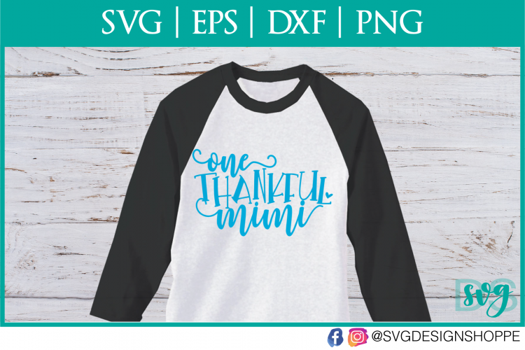 Mimi, Thankful Mimi, SVG files for Cricut, dxf for Cricut