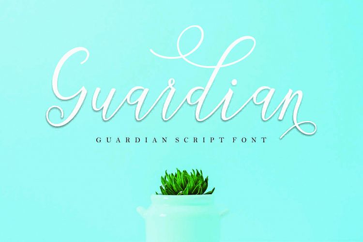 guardian SCRIPT (175520) | Script | Font Bundles