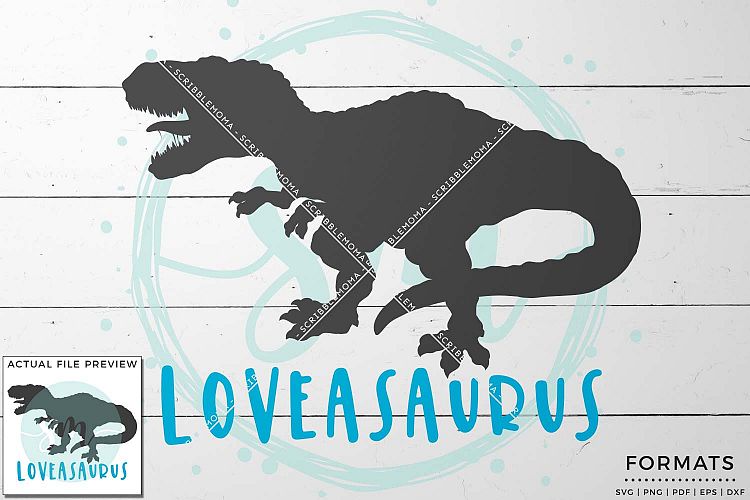Loveasaurus Valentine SVG (49319) | SVGs | Design Bundles