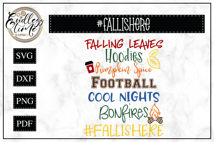 Fall SVG Cutting File (33422) | Cut Files | Design Bundles