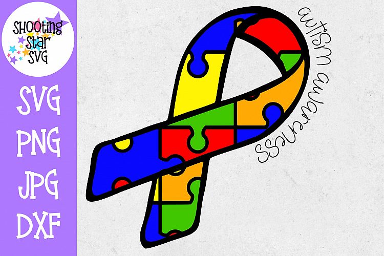 Autism Awareness SVG - Awareness Ribbon SVG