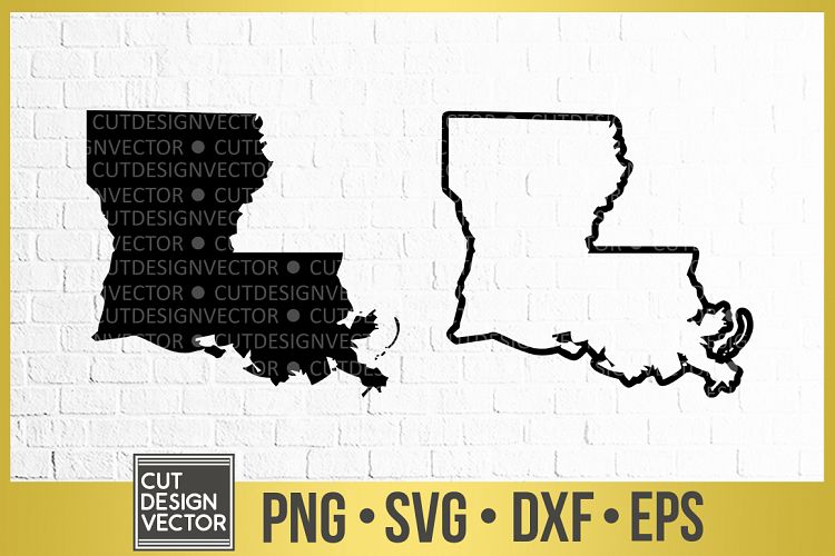 Louisiana SVG (303513) | SVGs | Design Bundles