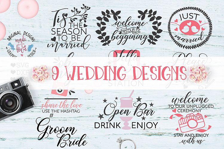 Wedding Cut File Bundle