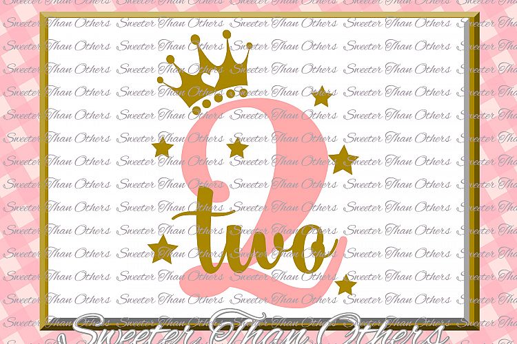Second Birthday SVG, Two Birthday cut file (24341) | SVGs | Design Bundles