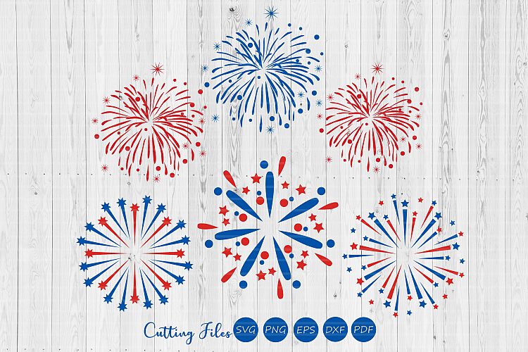 4th of July Fireworks | SVG Cut files