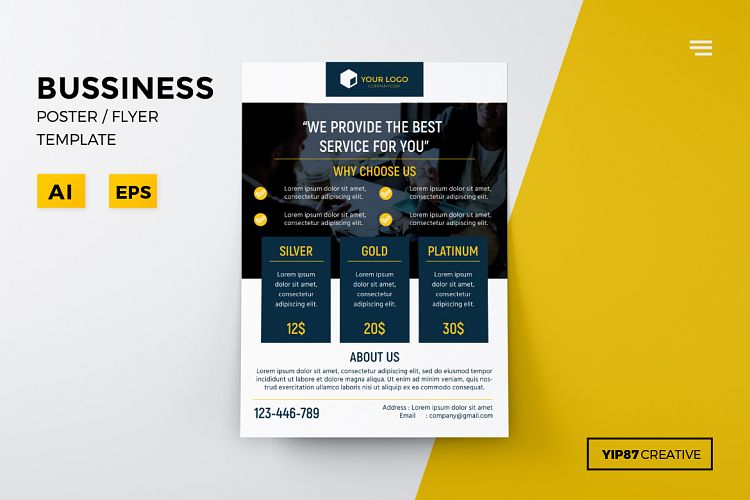 Pricing Flyer (168651) | Flyers | Design Bundles