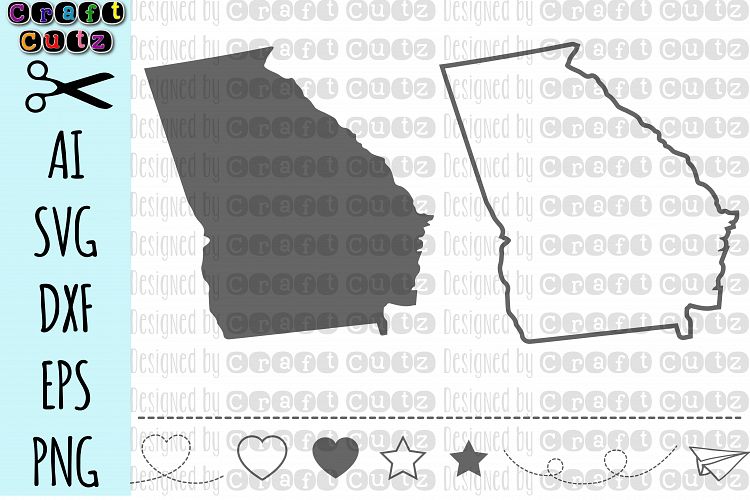 GEORGIA svg, State svg Files, Georgia Vector, United States svg, State ...