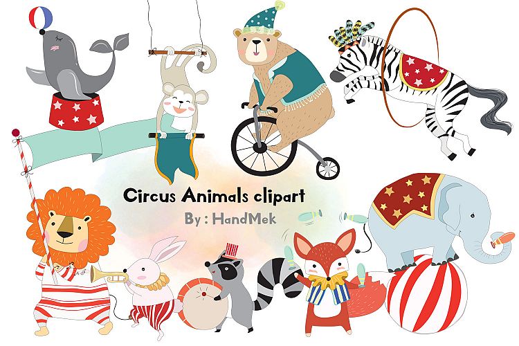 Circus Animals clipart