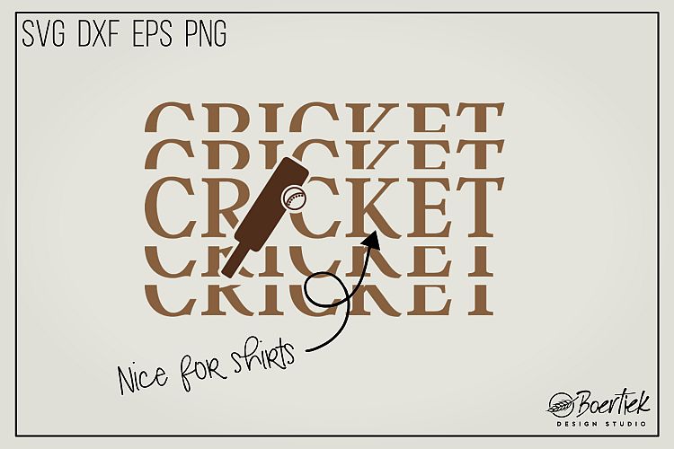 Cricket SVG cut file