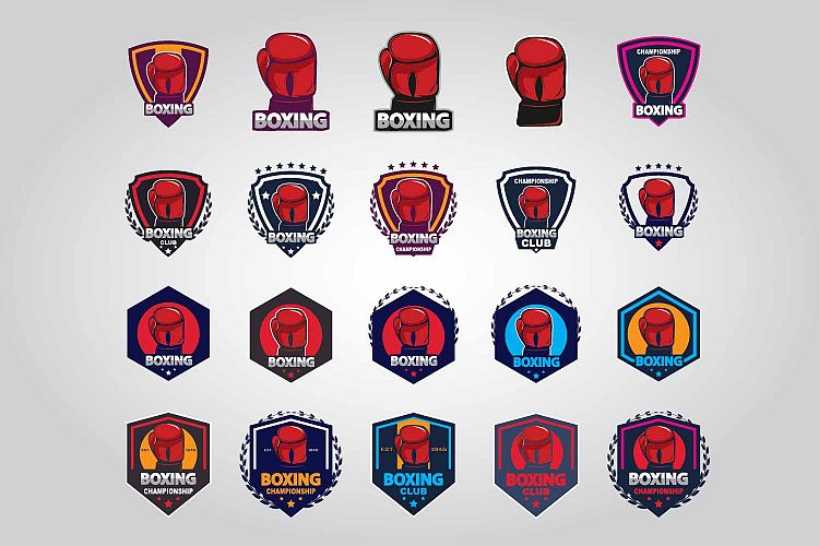 Boxing design template (42941) | Logos | Design Bundles