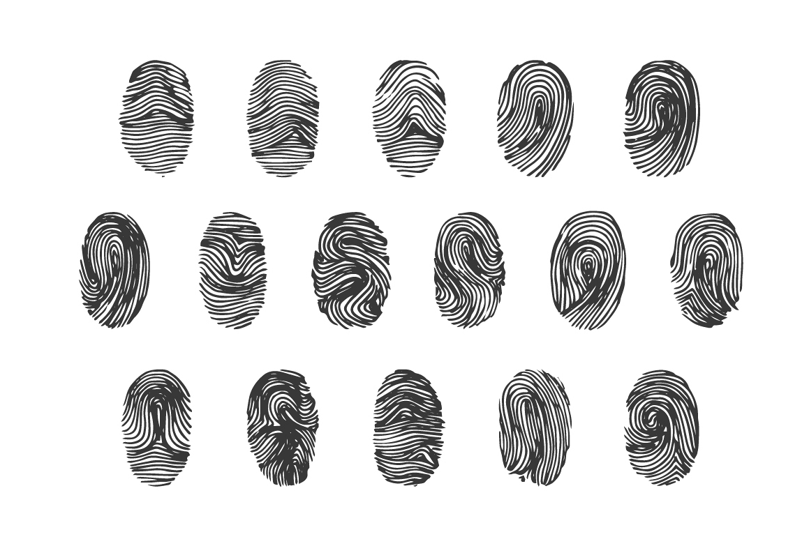 Fingerprint illustration (49033) | Illustrations | Design Bundles