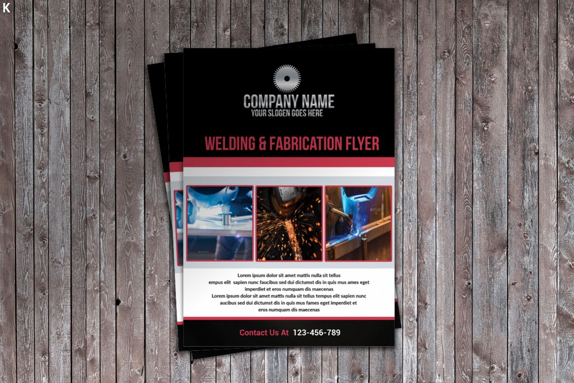 Welding and Fabrication Flyer (104271) | Flyers | Design Bundles