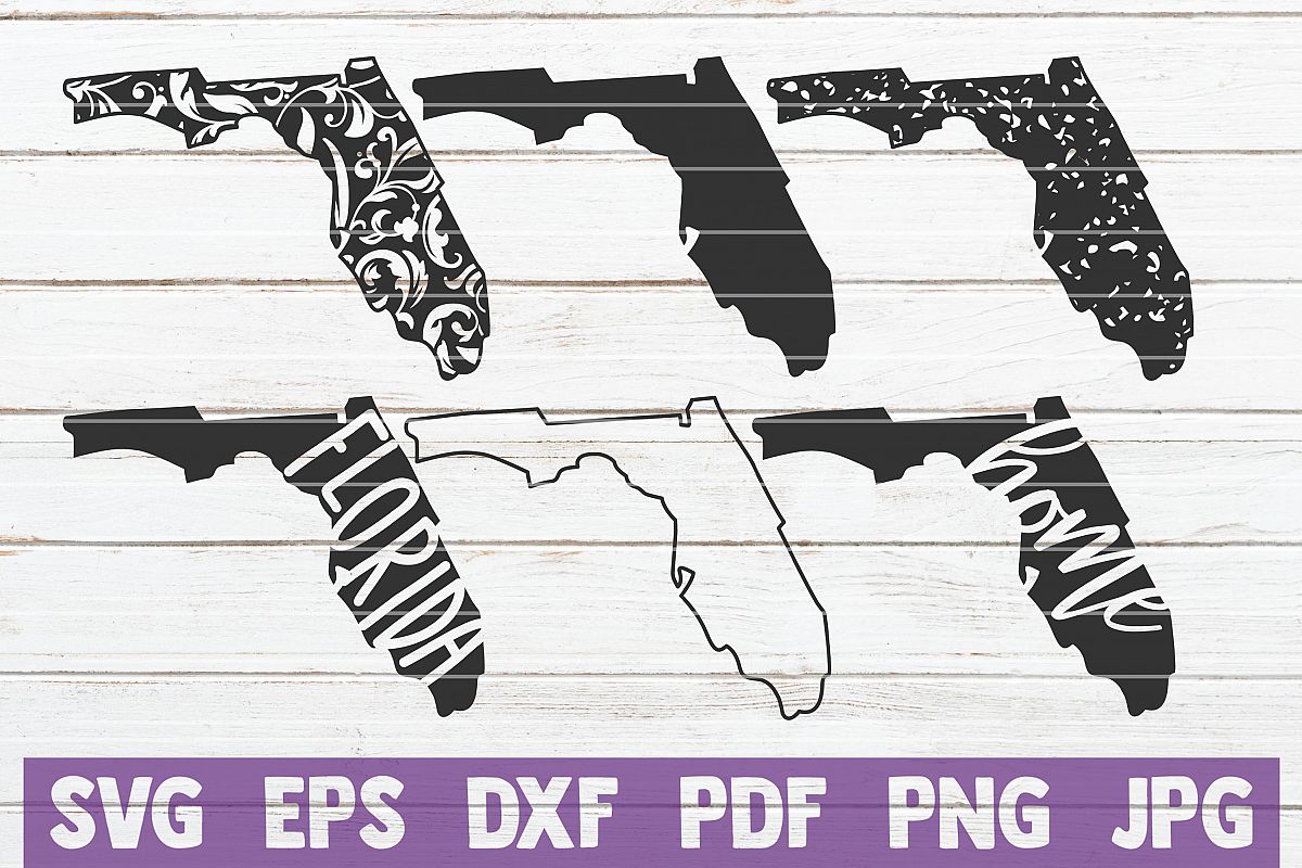 Florida State SVG Cut File | commercial use
