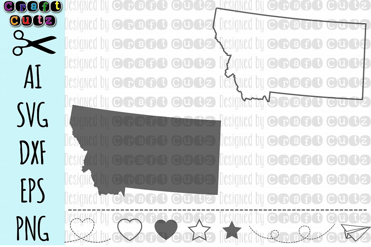 MONTANA svg, State svg Files, Montana Vector, United States svg, State ...