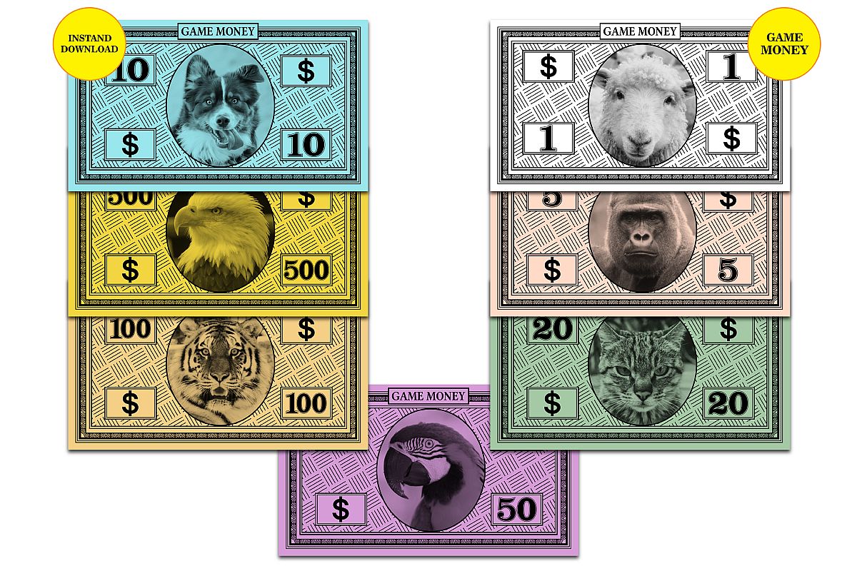 Board Game Money (536953) | Decorations | Design Bundles