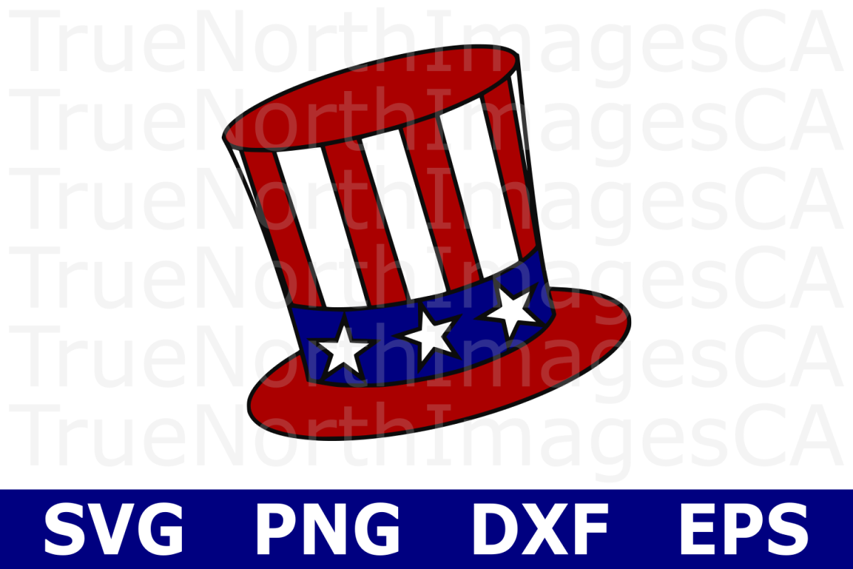 Uncle Sam Hat - An American SVG Cut File