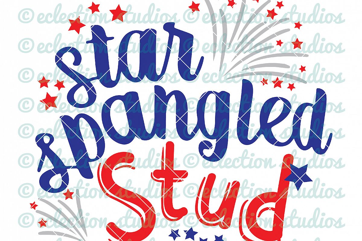 Star Spangled Stud SVG