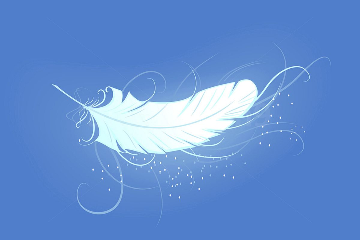 Angel Feather (30434) | Illustrations | Design Bundles