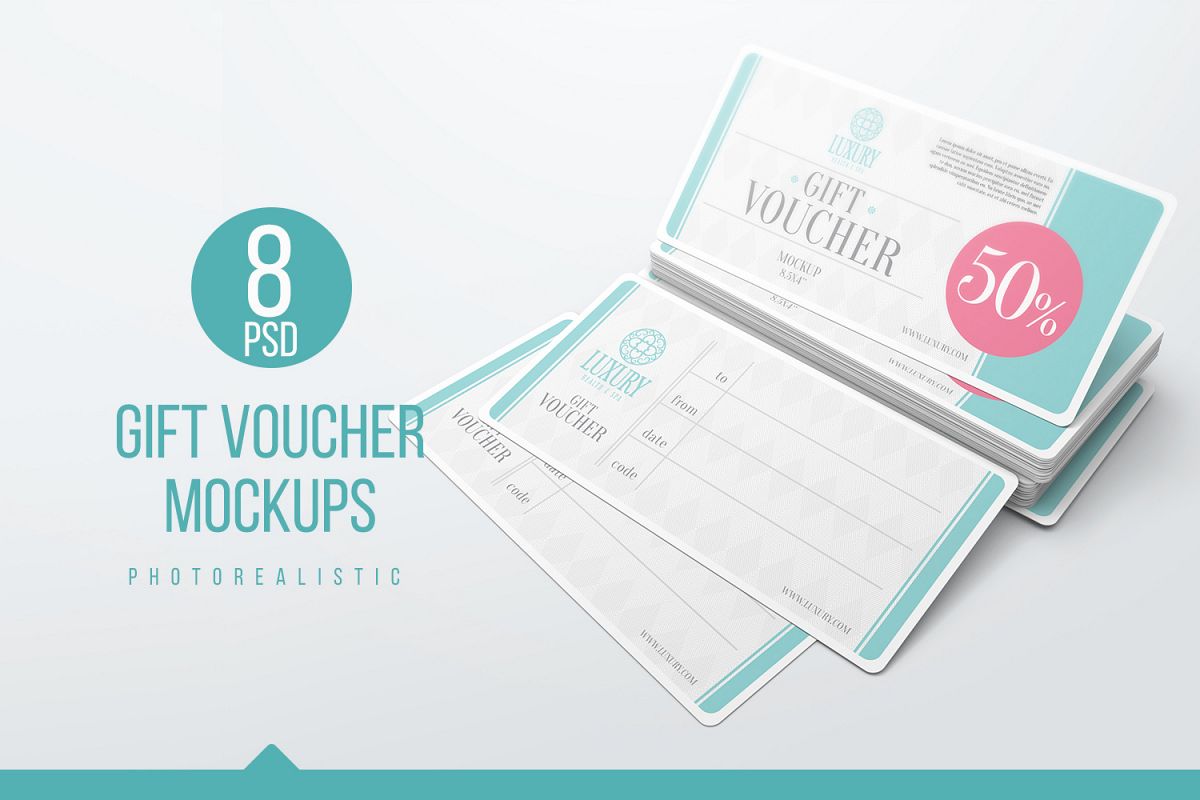Gift Voucher Mockups 2