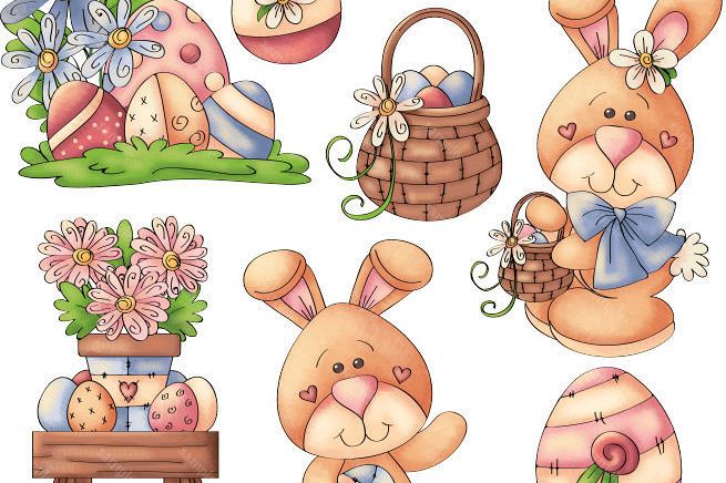 Easter Egg Hunt 2 Clip Art