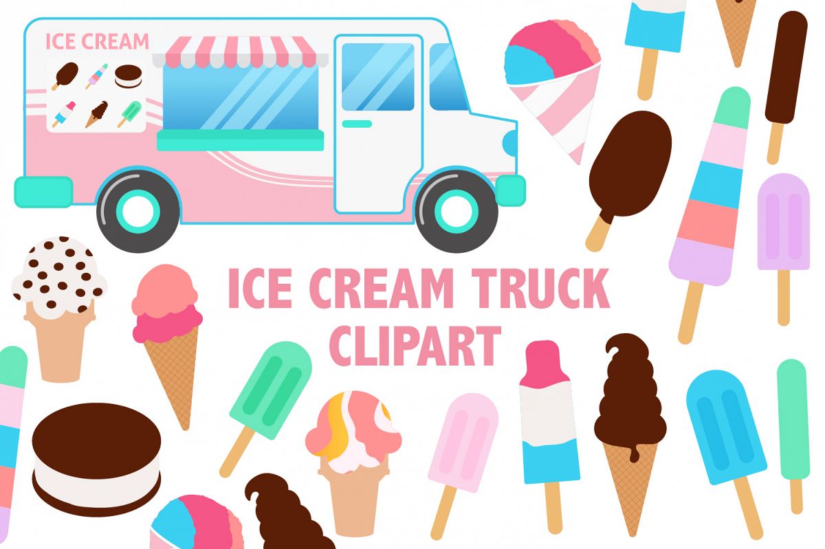 Ice Cream Truck Clipart
