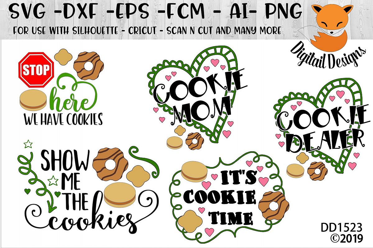 Cookie Dealer Bundle SVG (93074) | Cut Files | Design Bundles