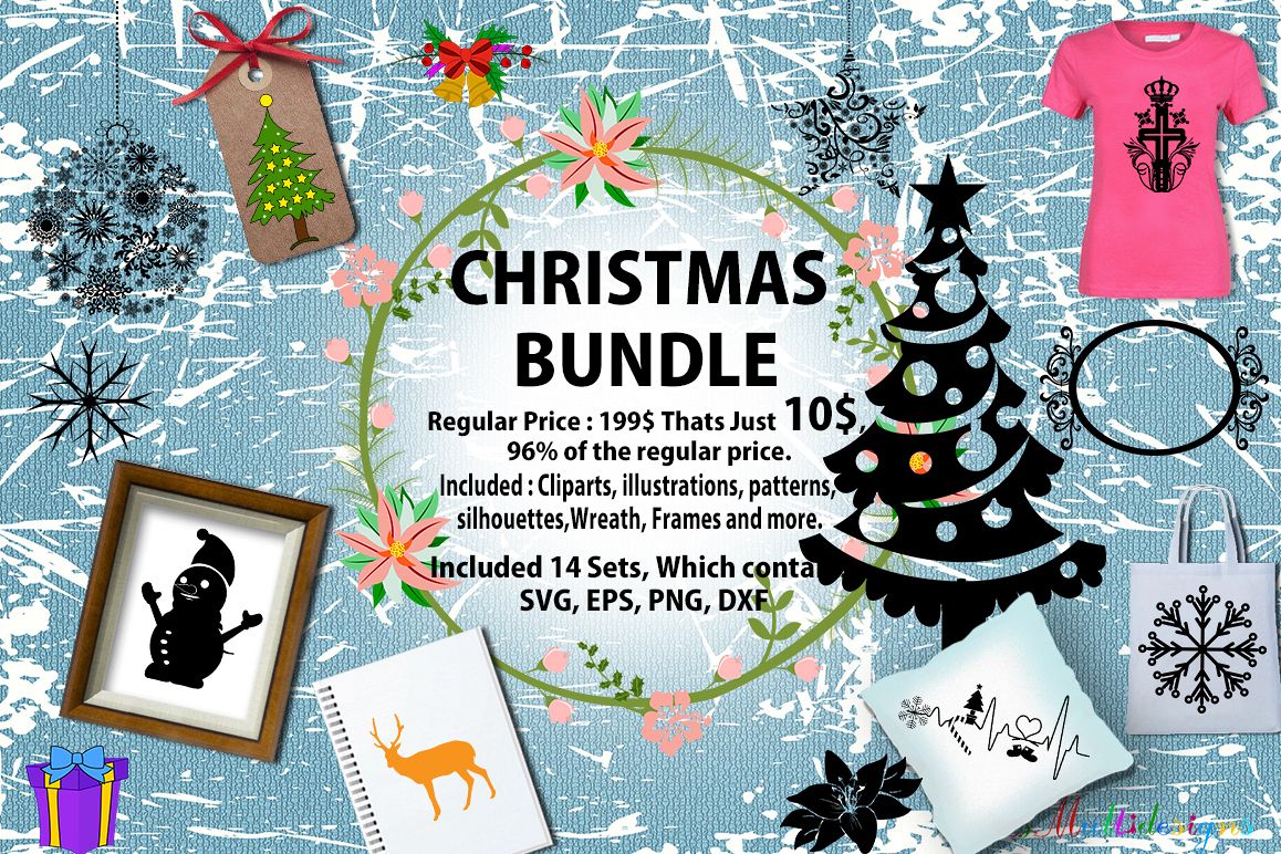 Christmas Bundle / Christmas SVG bundle / christmas vectors (142822 ...