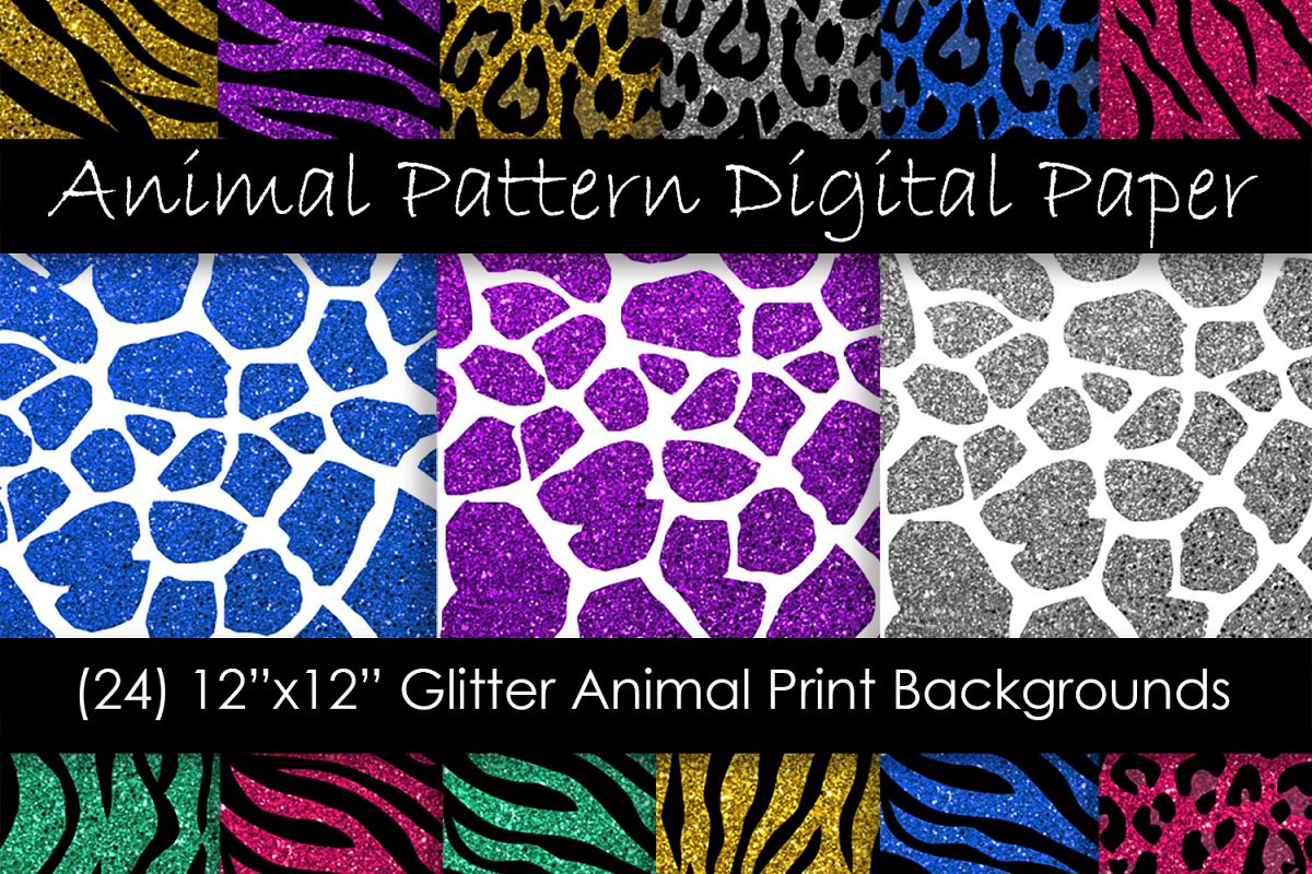 Glitter Animal Print Patterns - Animal Print Backgrounds (356461 ...