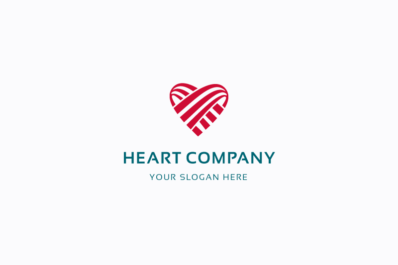 Heart Company logo (37017) | Logos | Design Bundles