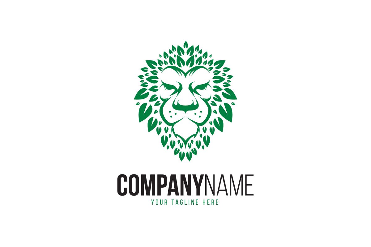 Green Lion Logo (267933) | Logos | Design Bundles
