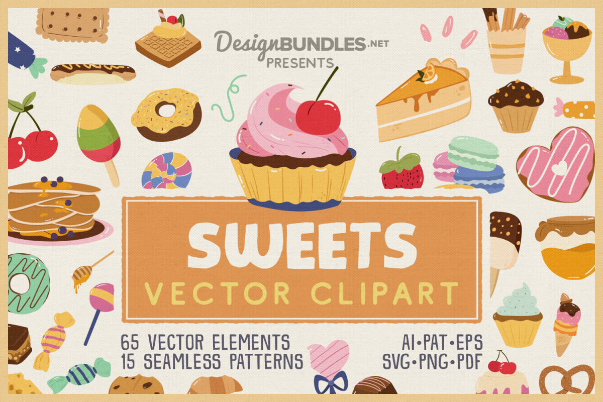 Sweets Vector Clipart