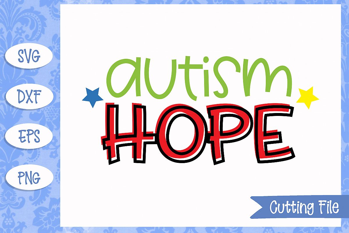 Autism Hope SVG File