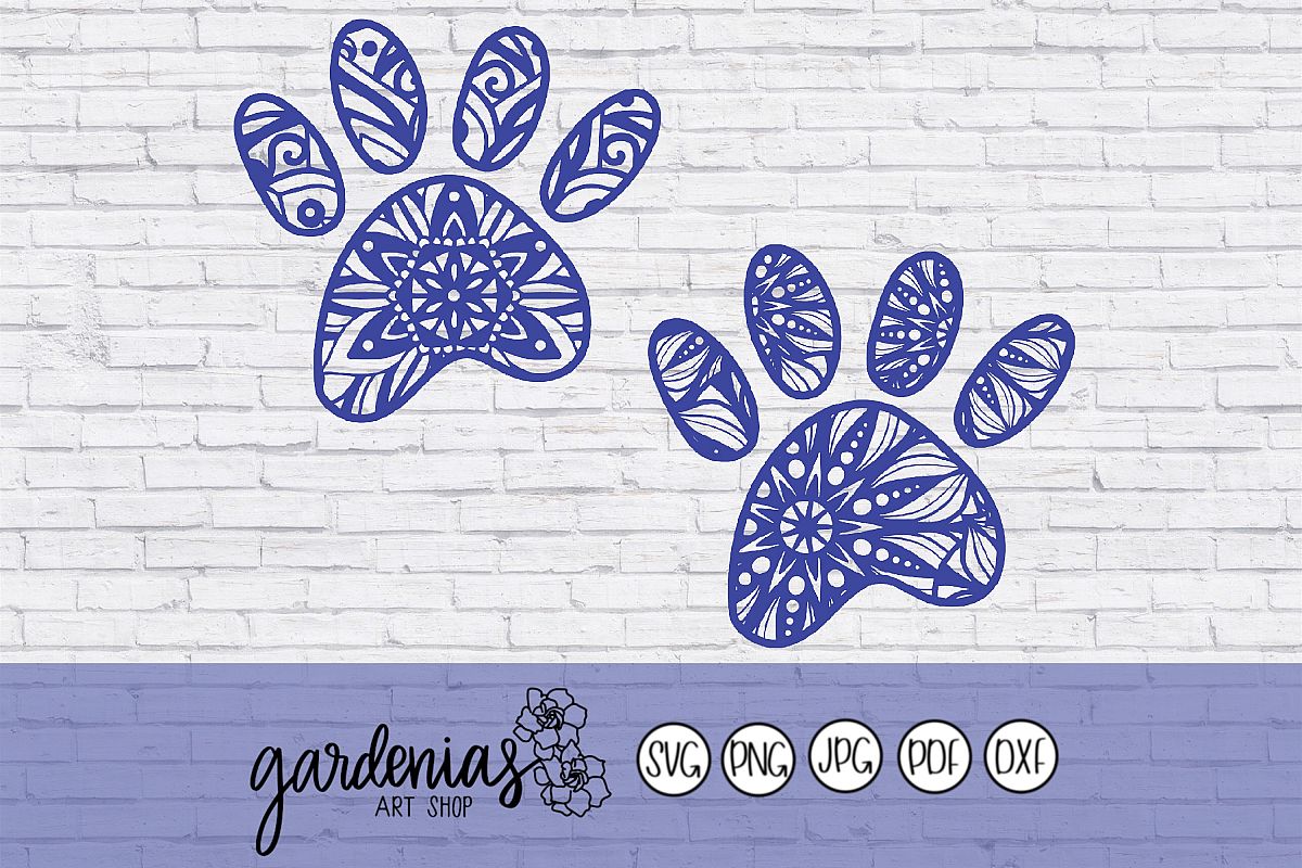 Paw Print Mandalas