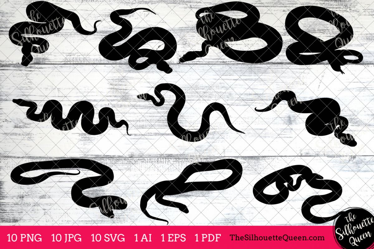 Python Silhouette Clipart Clip Art(AI, EPS, SVGs, JPGs, PNGs, PDF ...