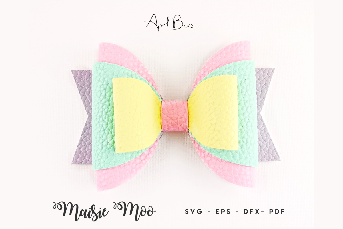 Faux Leather Bow Template Free