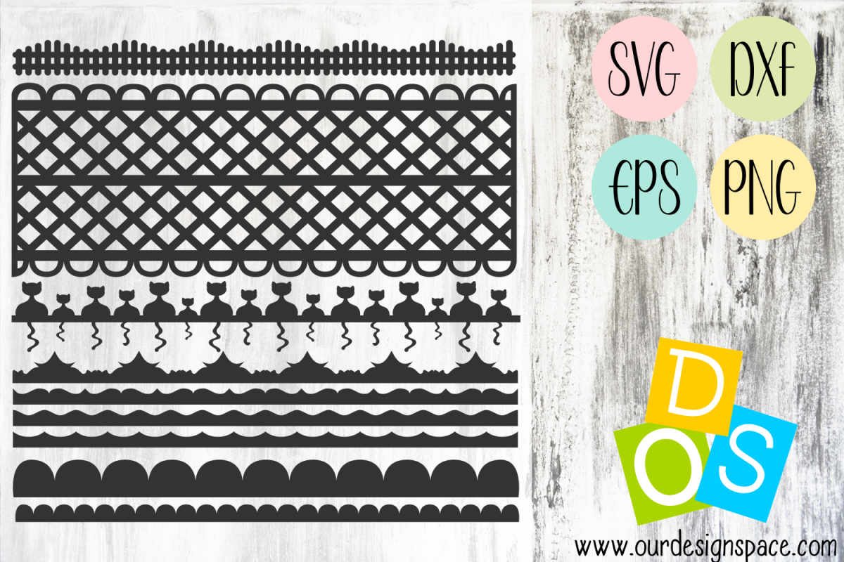 Borders SVG, PNG and EPS file (116282) | SVGs | Design Bundles