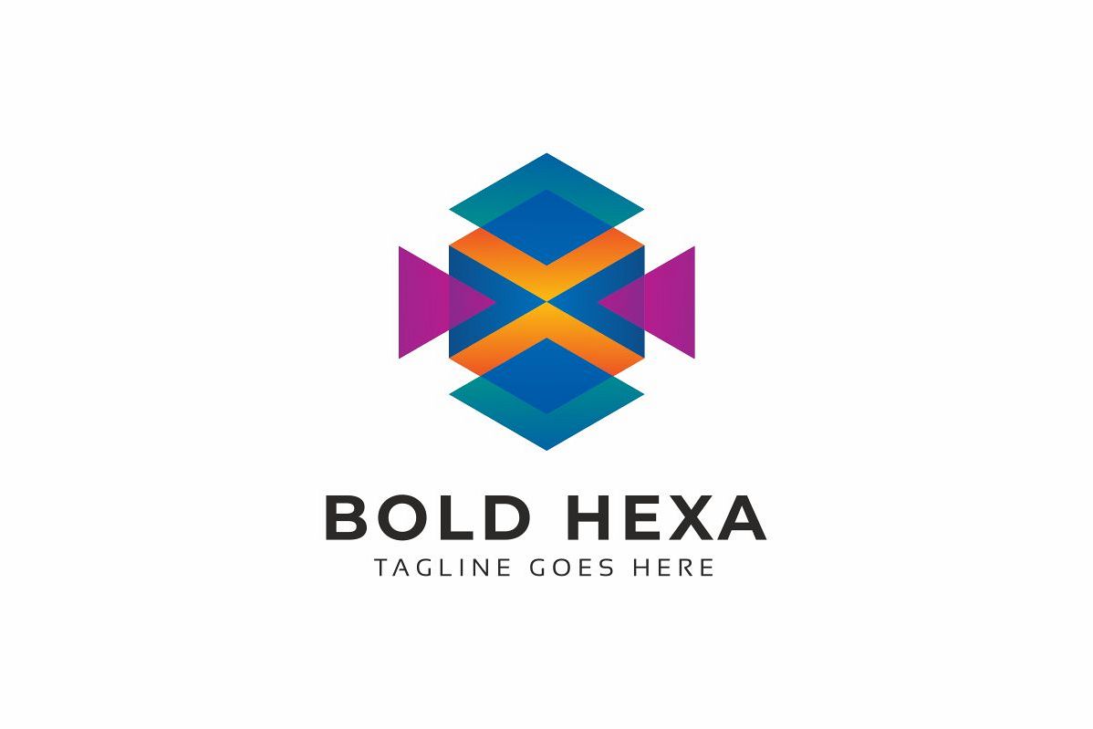 Bold Hexa Logo (251650) | Logos | Design Bundles