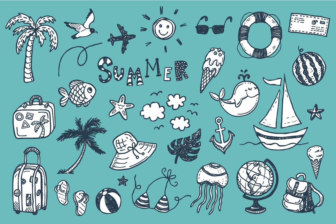 Summer doodles + patterns