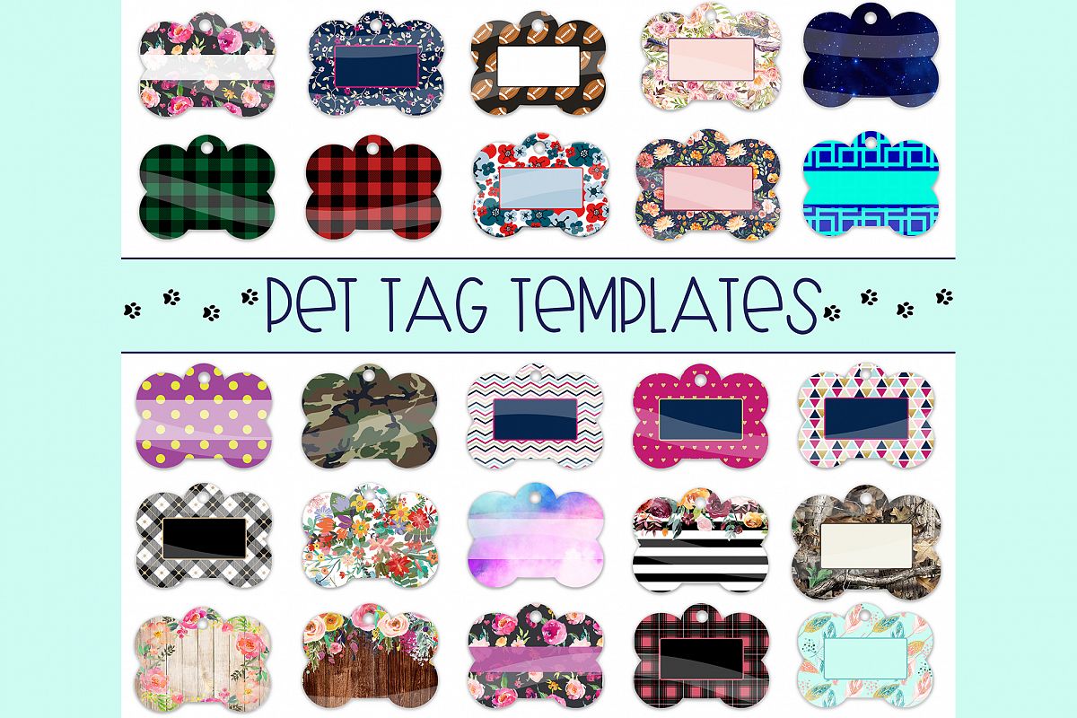 Dog Tag Template For Sublimation Printable Word Searches