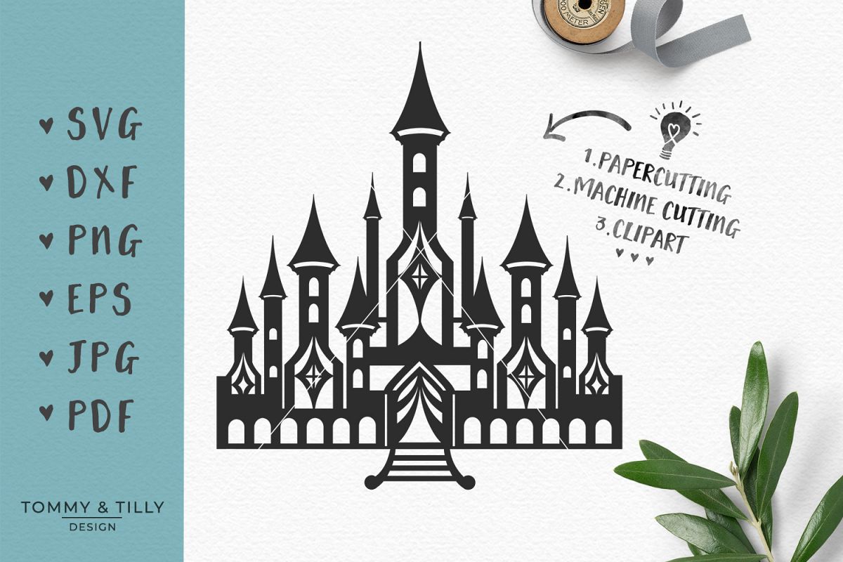 Castle - SVG DXF PNG EPS PDF JPG Cutting File