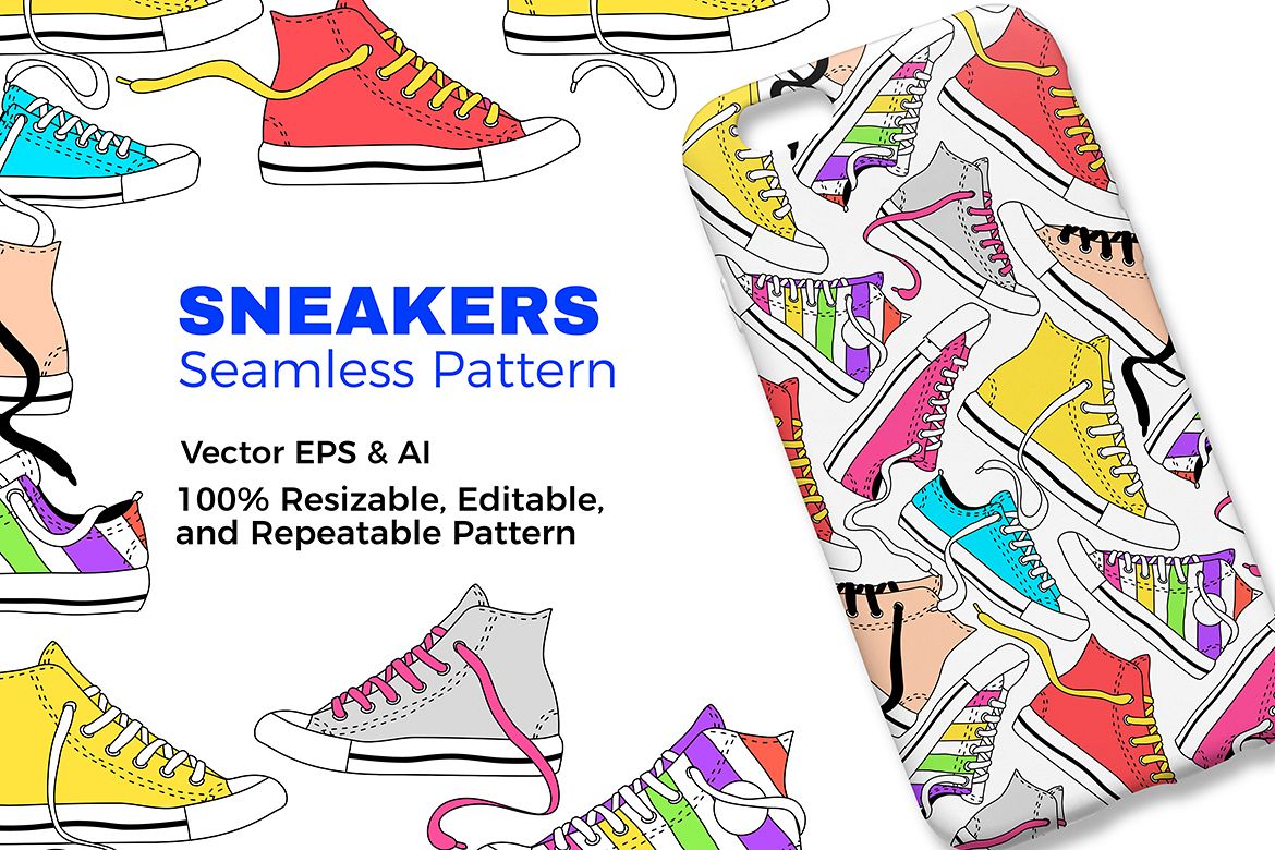 Shoe Pattern (321488) | Patterns | Design Bundles