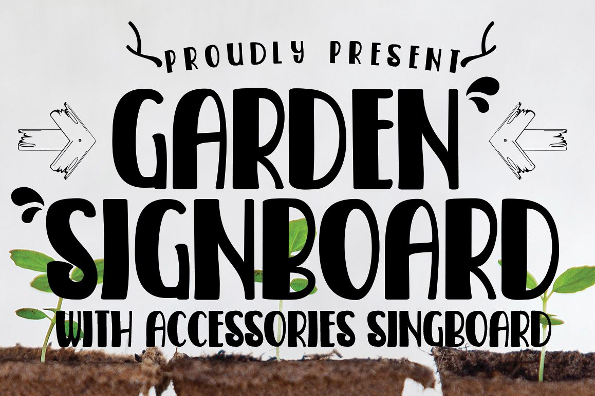 Garden Signboard