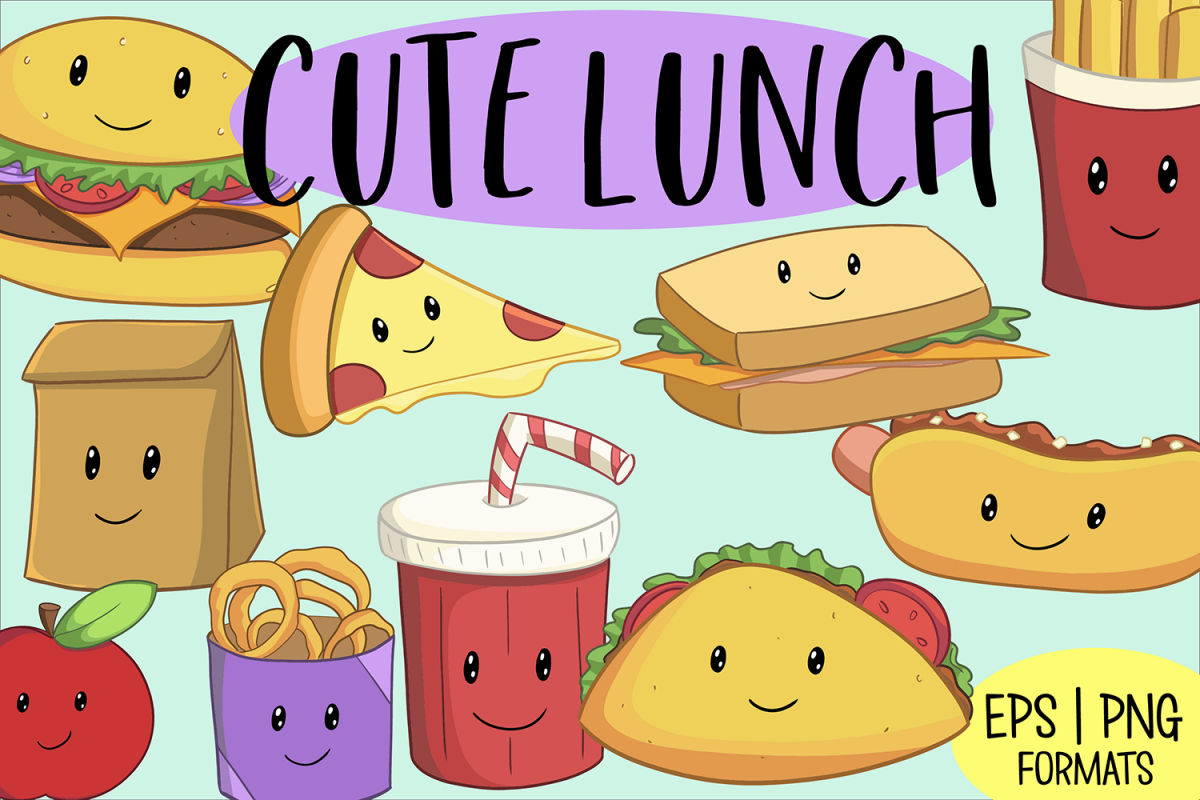 Cute Lunch Illustrations
