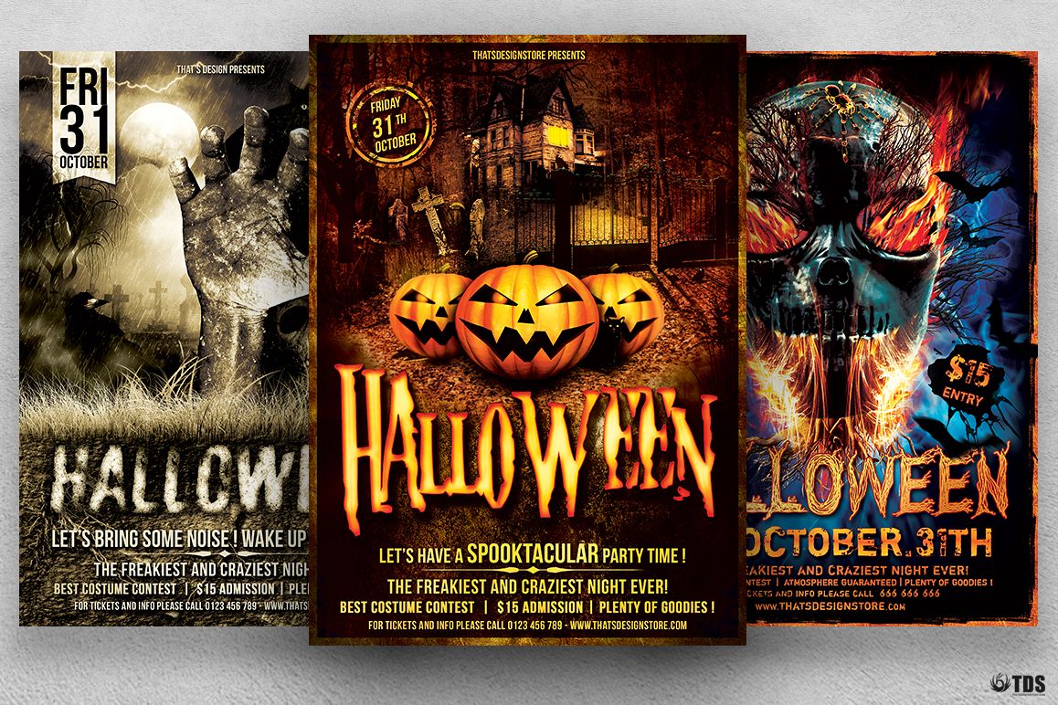Halloween Flyer Bundle V1
